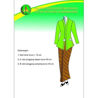 Jual SERAGAM IAD KEJAKSAAN | KAIN BAHAN ATASAN KEBAYA PAKAIAN SERAGAM ...