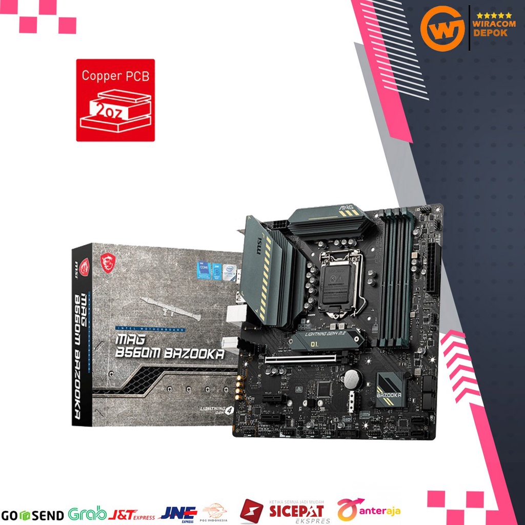 Jual Mainboard MSI MAG B560M Bazooka - mATX LGA1200 - MSI B560M Bazooka ...