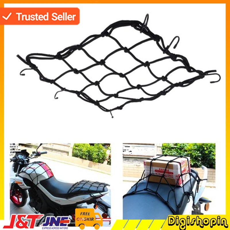 Jual Tali Jaring Helm Motor 6 Hook 35CM Nilon / Jaring Helm Motor ...