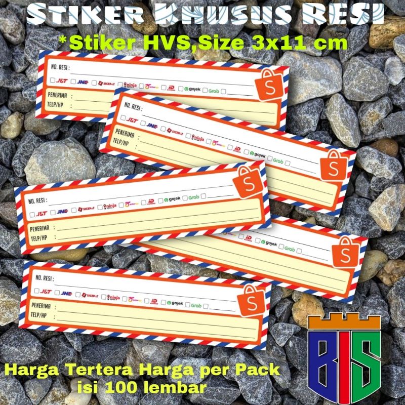 Jual STIKER PENGIRIMAN OLSHOP/STIKER LABEL PENGIRIMAN KHUSUS UNTUK RESI ...