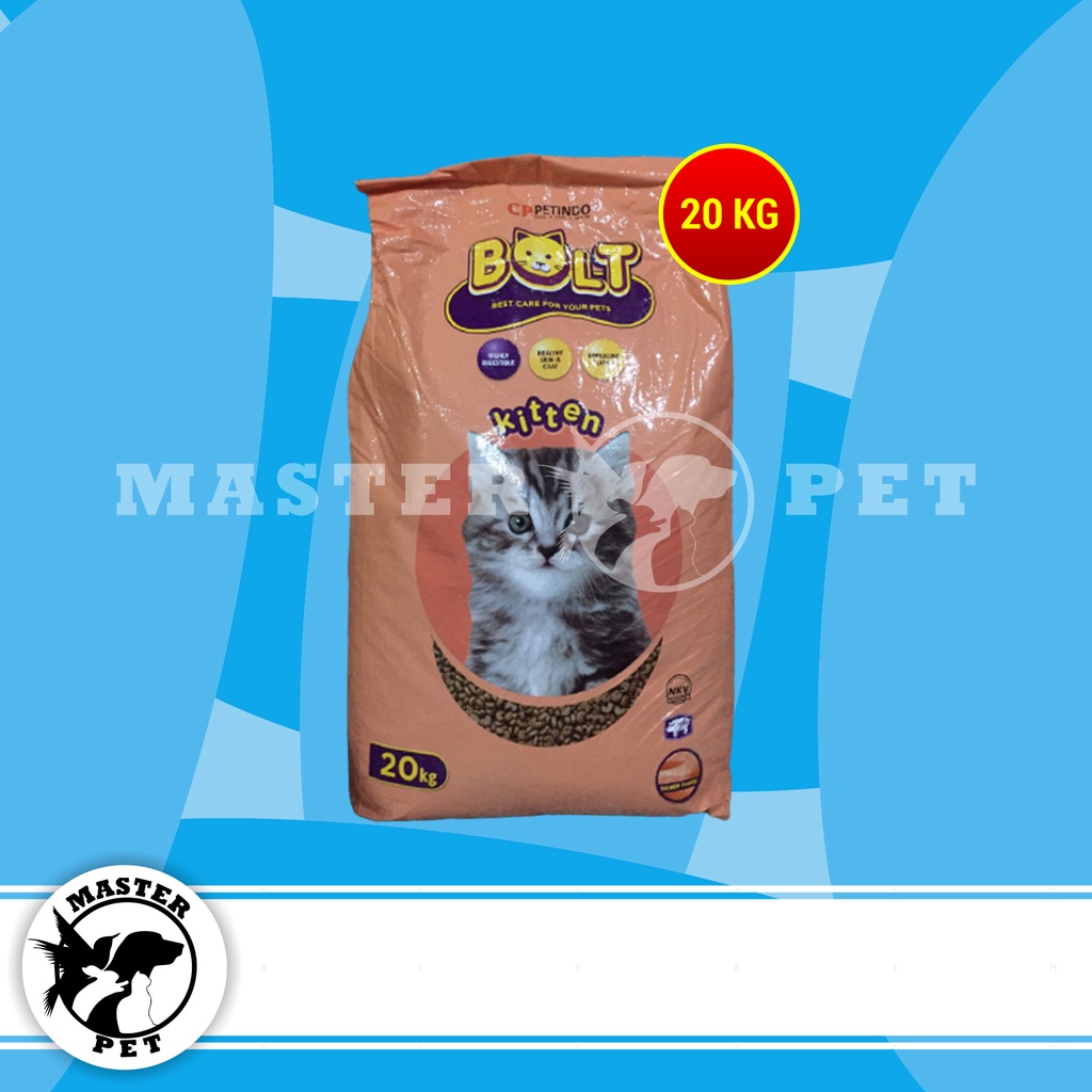 Jual Bolt Kitten Makanan anak Kucing Kering Dry Cat Food 20 KG | Shopee ...