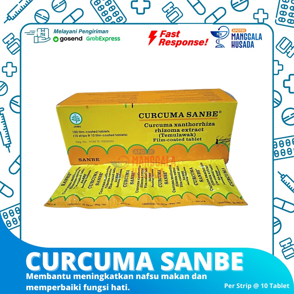 Jual CURCUMA SANBE PER STRIP @ 10 TABLET | Shopee Indonesia