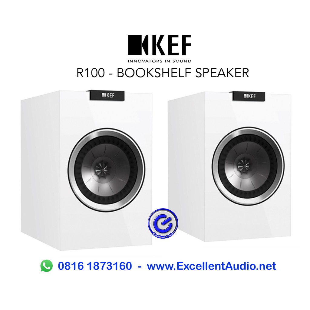 Jual KEF R100 pasif bookshelf speaker | Shopee Indonesia