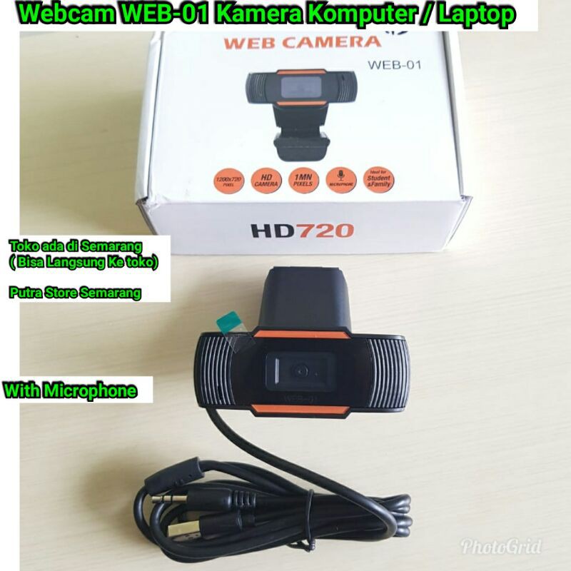 Jual Webcam HD WEB 01 Kamera Laptop Komputer Kamera Usb external Kamera ...