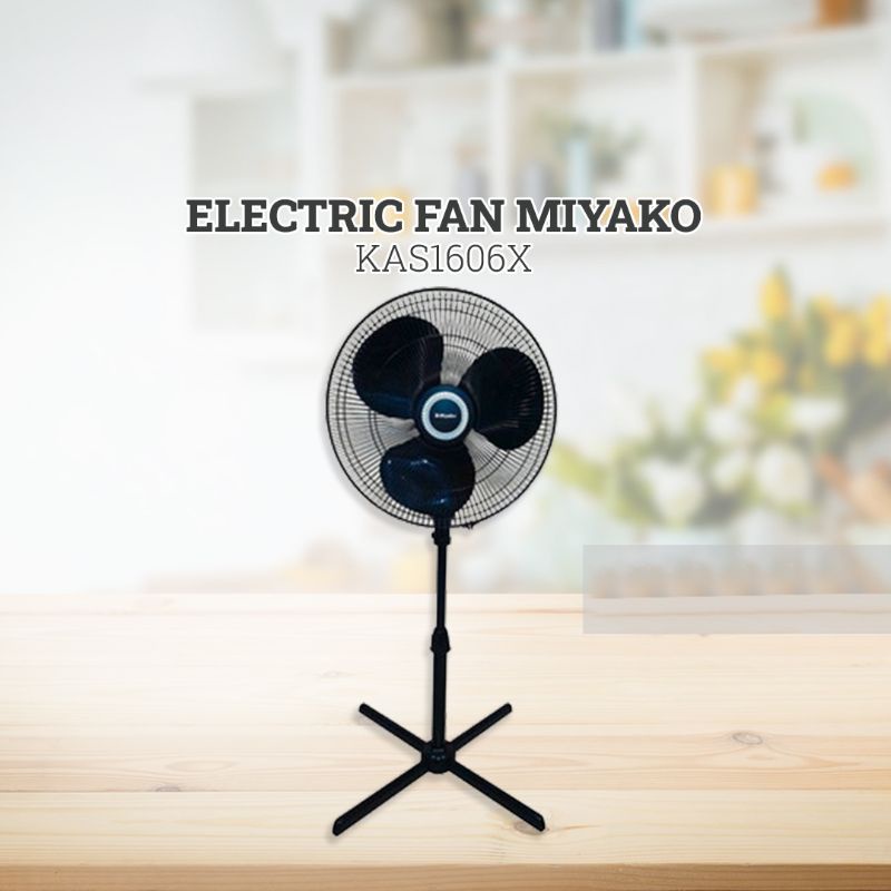Jual MIYAKO kipas angin stand 16inc KAS1606x(GB) | Shopee Indonesia