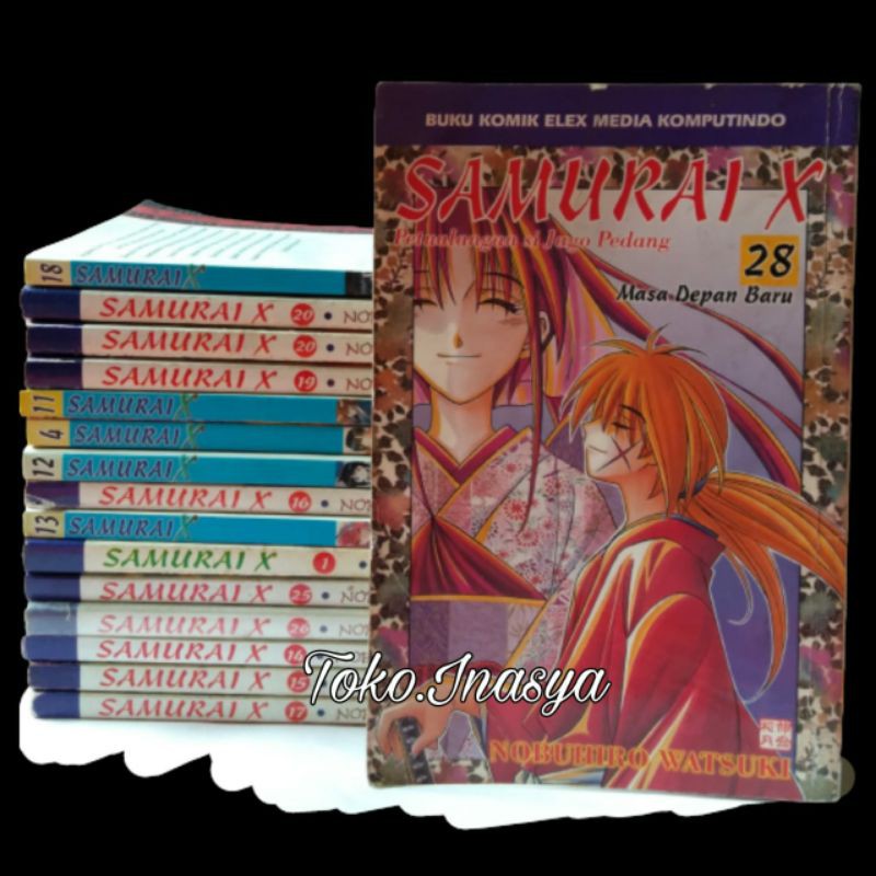 Jual MANGA / KOMIK SAMURAI X (BY NOBUHIRO WATSUKI) ORIGINAL Indonesia|Shopee Indonesia