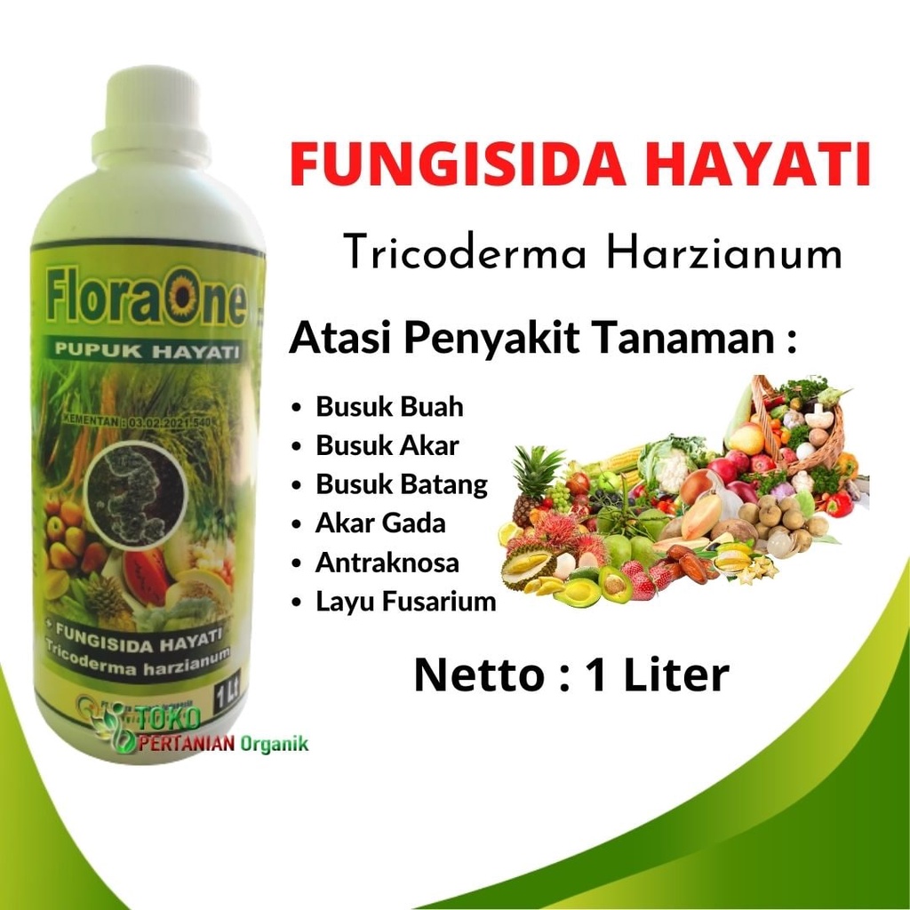 Jual Pupuk Tricoderma Cair Cegah Layu Fusarium Pisang, Obat Fungisida Hayati Trichoderma Cegah ...