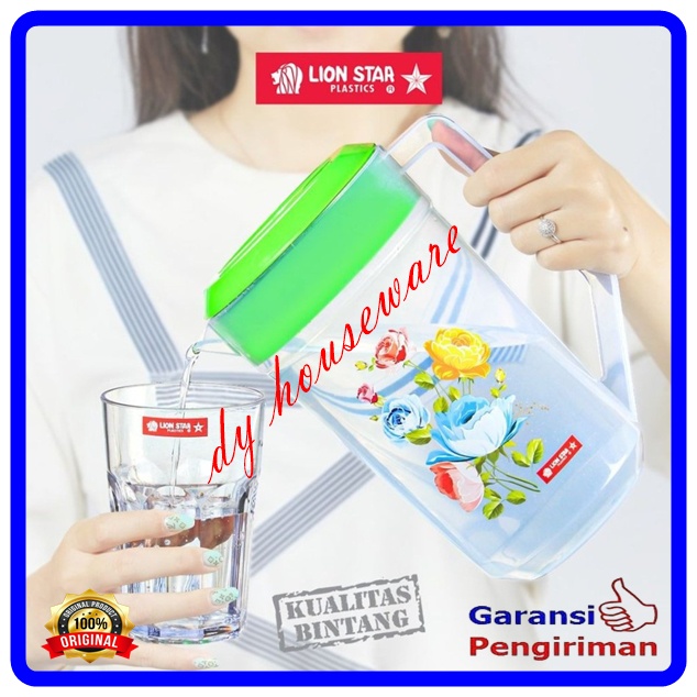 Jual Teko Eskan Bening Transparan 2.1 Liter / 1. 5 Liter Lion Star | Shopee Indonesia