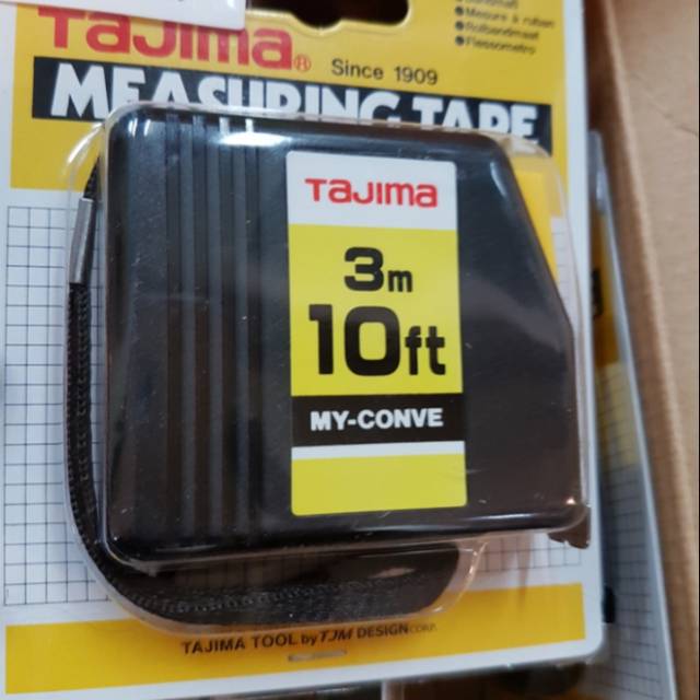 Jual Meteran Roll 3 meter 10 ft/ MY- CONVE Tajima Measuring Tape | Shopee Indonesia