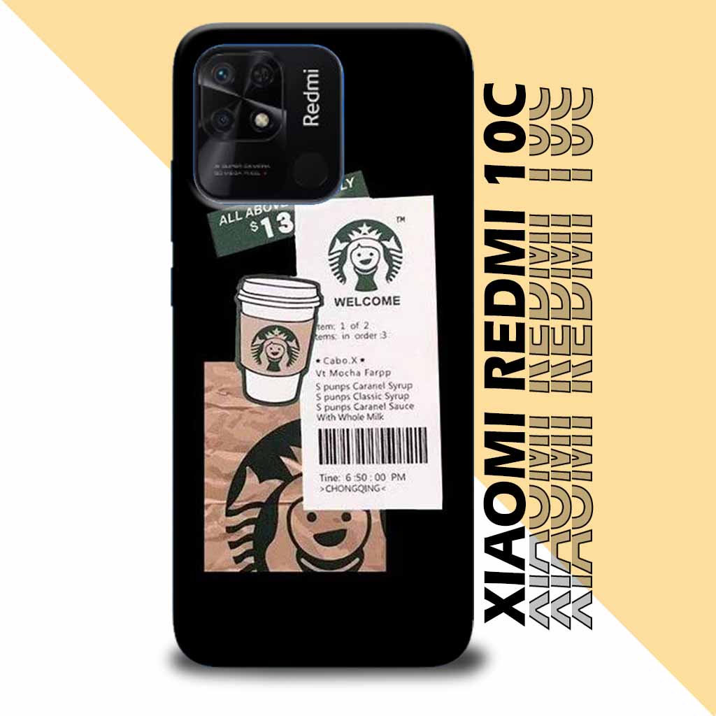 Jual Case Hp Xioami Redmi 10C - PIcks Store -Wallpaper Coffe - Kesing ...
