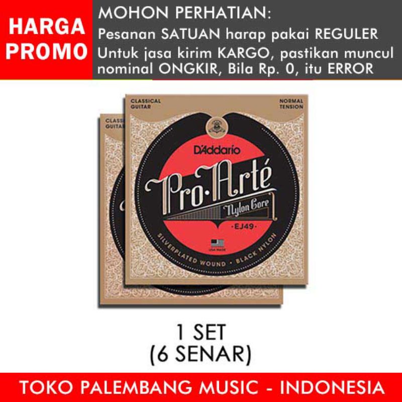 Senar Gitar Nylon Nilon Pro Arte Daddario Senar Gitar Klasik | Shopee ...