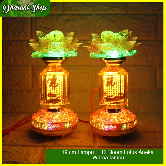 Jual Lampu Sembahyang Altar LED Bloom Lotus/Teratai 19 cm | Shopee ...