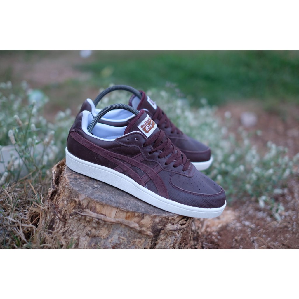 Jual Sepatu Original Onitsuka Tiger GSM Brown White | Shopee Indonesia