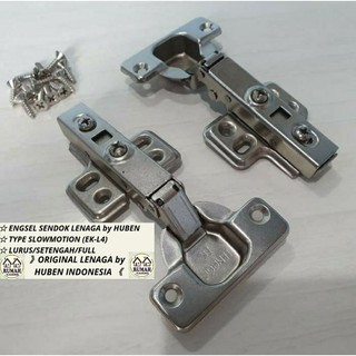 Jual Engsel Sendok Slow motion Lurus Full Setengah Soft close Hidrolik ...