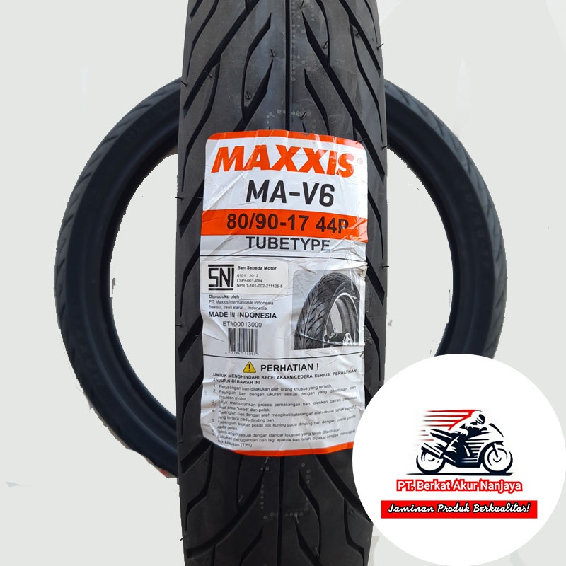 Jual Ban MAXXIS MA V6 80/90-17 Tubetype (Non Tubeless) | Shopee Indonesia