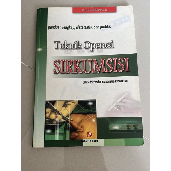 Jual Buku Teknik Operasi Sirkumsisi | Shopee Indonesia