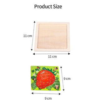 Jual Mainan edukasi anak puzzle kayu buah dan sayur vegetable fruit ...
