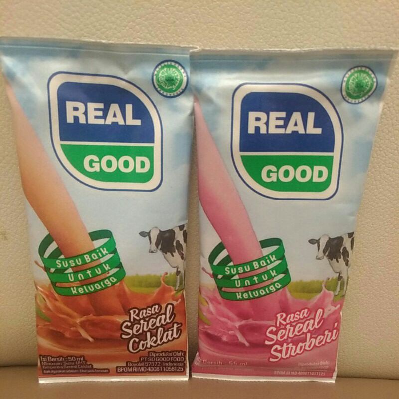 Jual Real Good 50ml 55ml Susu Bantal UHT | Shopee Indonesia