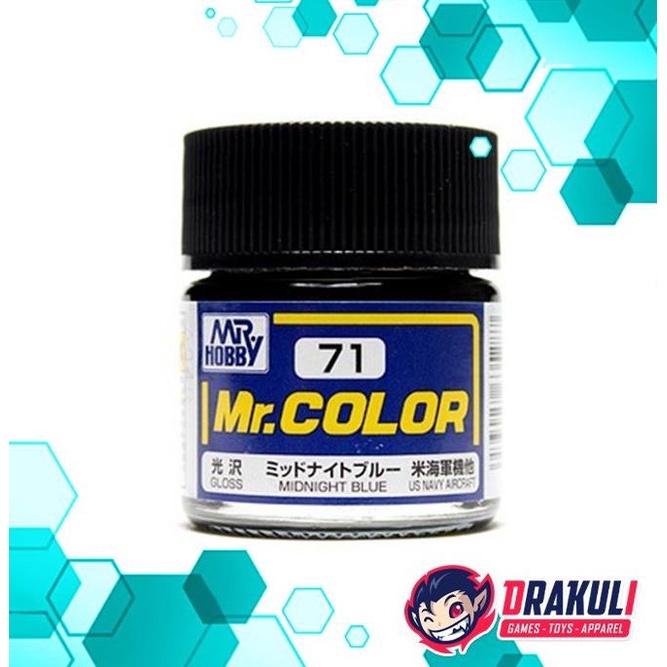 Jual Mr. Hobby Mr. Color Model Kit Paint - Midnight Blue C71 | Shopee Indonesia