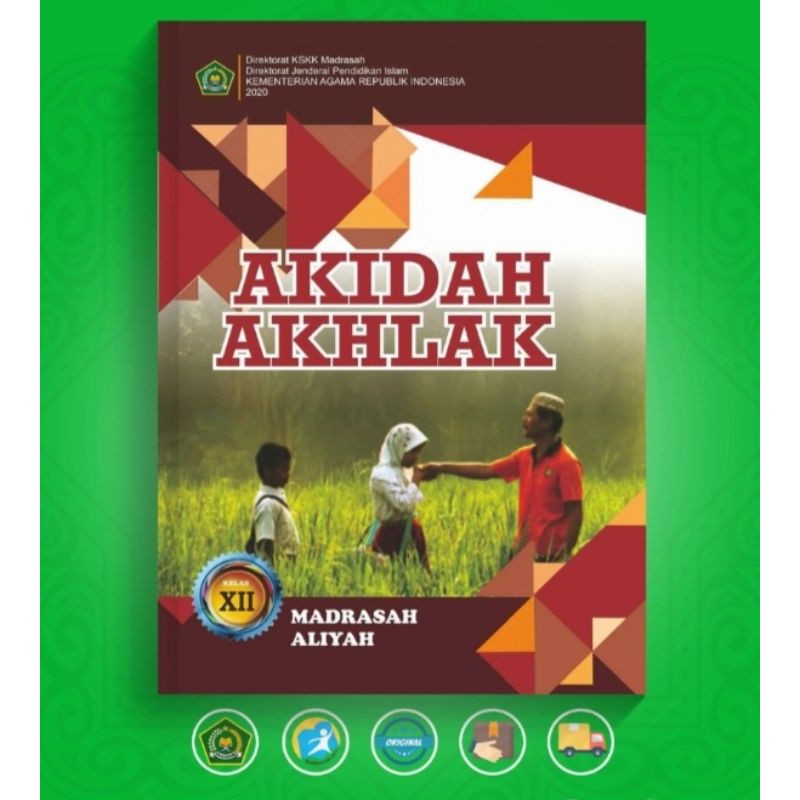 Jual ORI buku siswa akidah akhlak k13 kemenag untuk Madrasah Aliyah kelas 12 edisi terbaru ...