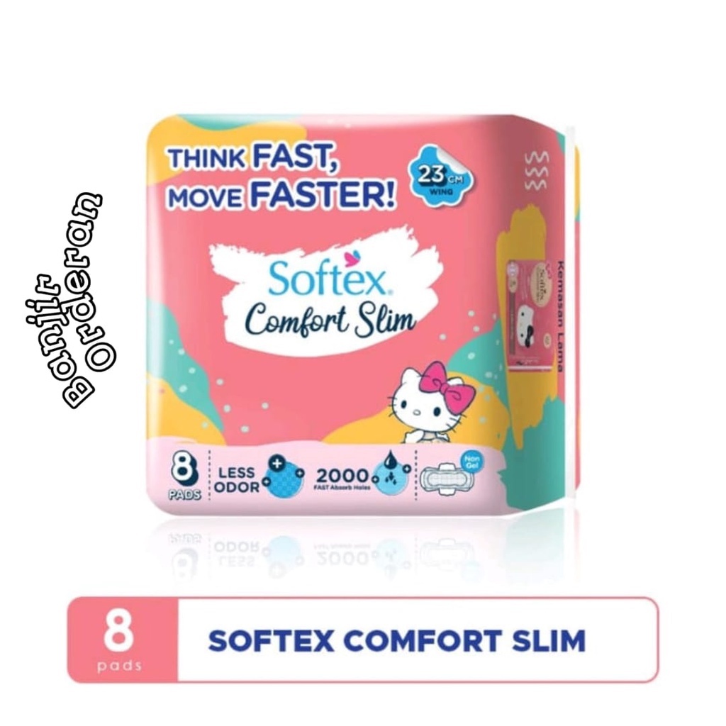 Jual softex comfort slim wing 8/banjirorderan | Shopee Indonesia