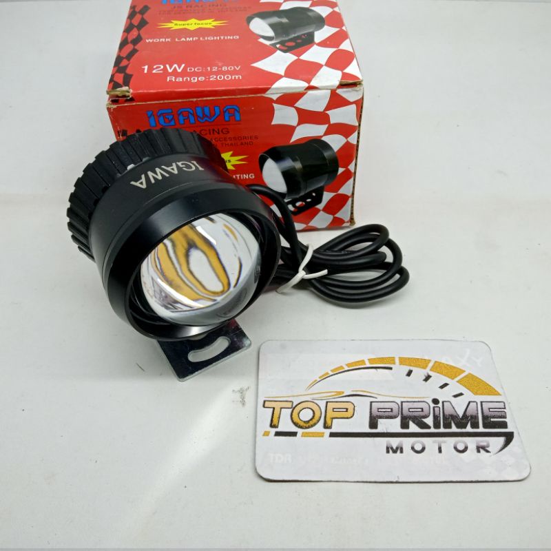 Jual Lampu tembak LED besar bulat luxeon 2770 igawa 12W 80V | Shopee ...