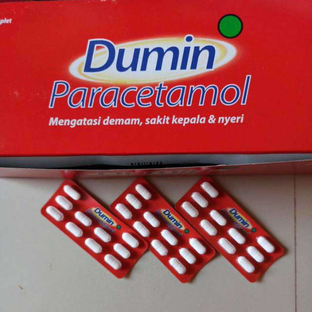 Jual Dumin tab 500mg Paracetamol Indonesia|Shopee Indonesia
