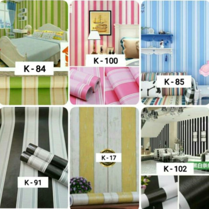 Jual Wallpaper Sticker Dinding 1roll = 1kg / Wallsticker / Wallpaper ...
