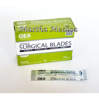 Jual Surgical Blade Mata Pisau Scalpel Bedah Operasi No. 12 Satuan Gea ...