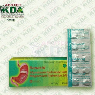 Jual RANACID ISI 10 TABLET | OBAT LAMBUNG | Shopee Indonesia