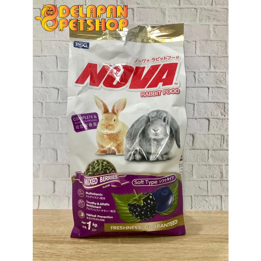 Jual Nova Rabbit Food Mixed Berries Flavor 1 Kg | Shopee Indonesia