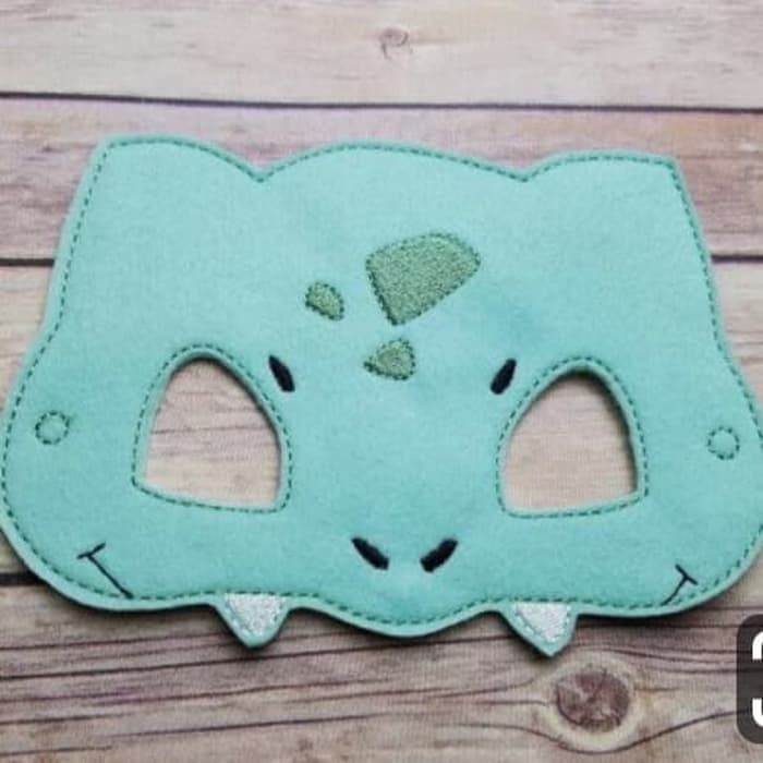 Jual AA-09 Topeng Pokemon Bulbasaur Mask Felt Kostum Pesta Kontes Drama ...