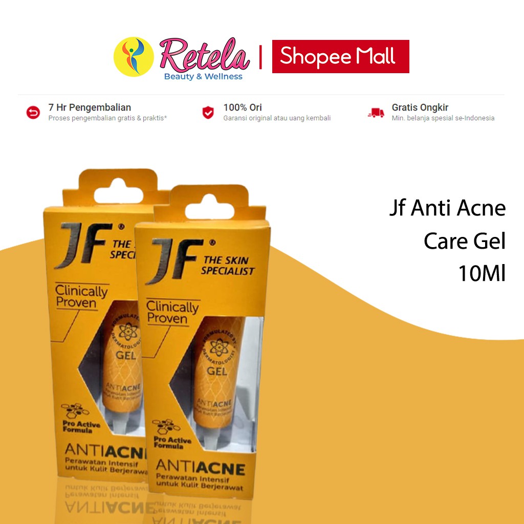 Jual Jf Anti Acne Care Gel 10Ml / Jf Acne Care Gel / Jf Sulfur / Acne ...