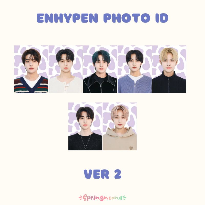 Jual PHOTO ID / PAS PHOTO ENHYPEN FULL SET | Shopee Indonesia