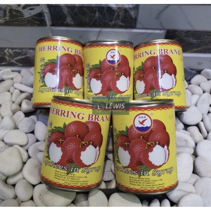 Jual lychee kaleng HERRING BRAND 567gr /LECI KALENG | Shopee Indonesia