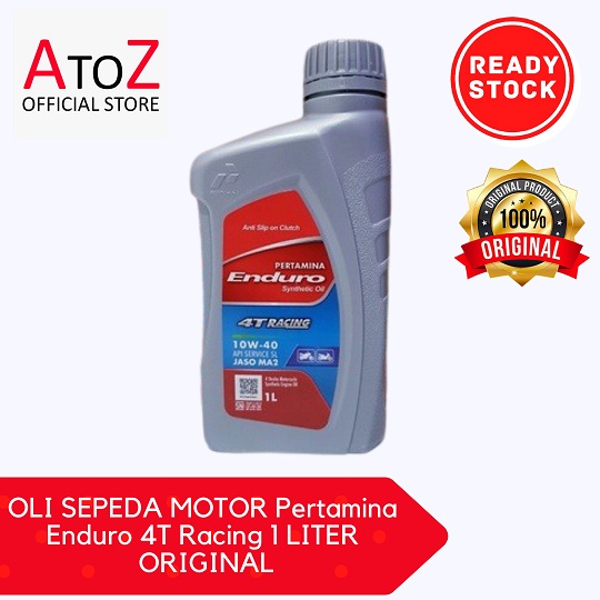 Jual Pertamina Enduro 4T Racing 1L ORIGINAL / OLI SEPEDA MOTOR ENDURO RACING 4T 1L MA2 SAE 10W ...