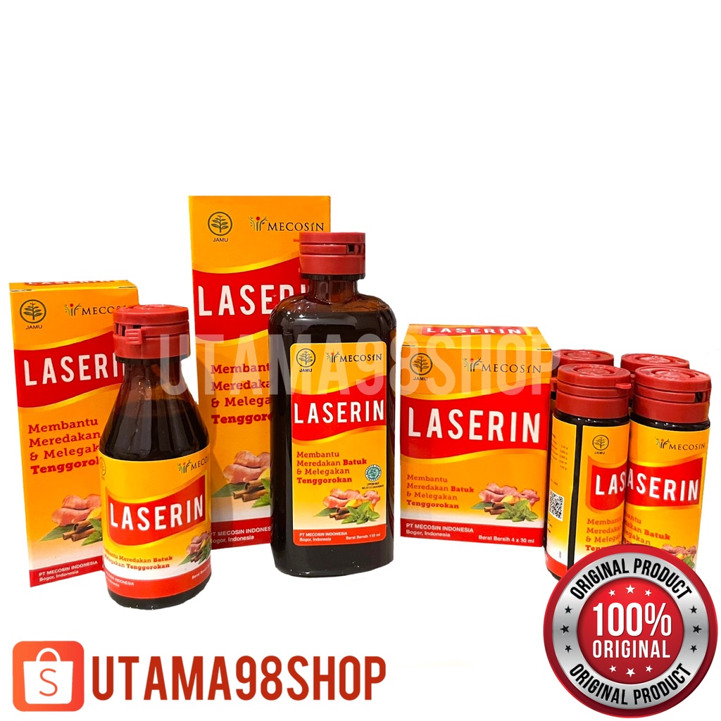 Jual LASERIN 30ML 60ML 110ML OBAT BATUK SIRUP | Shopee Indonesia