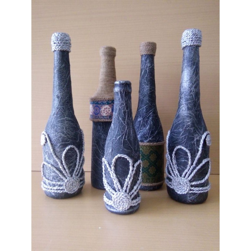 Jual Kerajinan Daur Ulang/Pra karya/Botol Kaca bekas | Shopee Indonesia