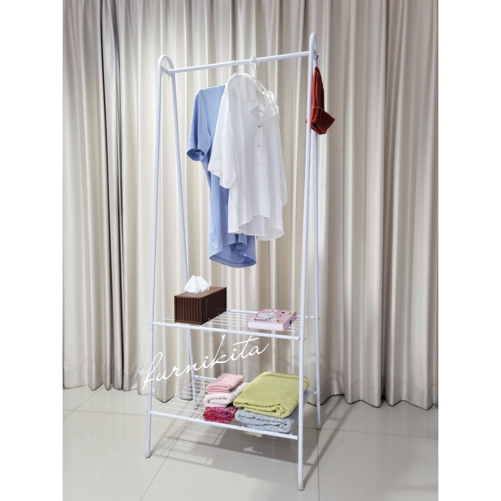 Jual RAK POT BUNGA GANTUNG / STAND HANGER SEGITIGA / GANTUNGAN BAJU ...