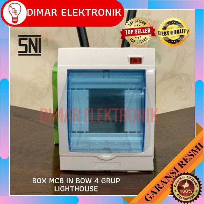 Jual BOX MCB LIGHT HOUSE IN BOW 4 GROUP | Shopee Indonesia