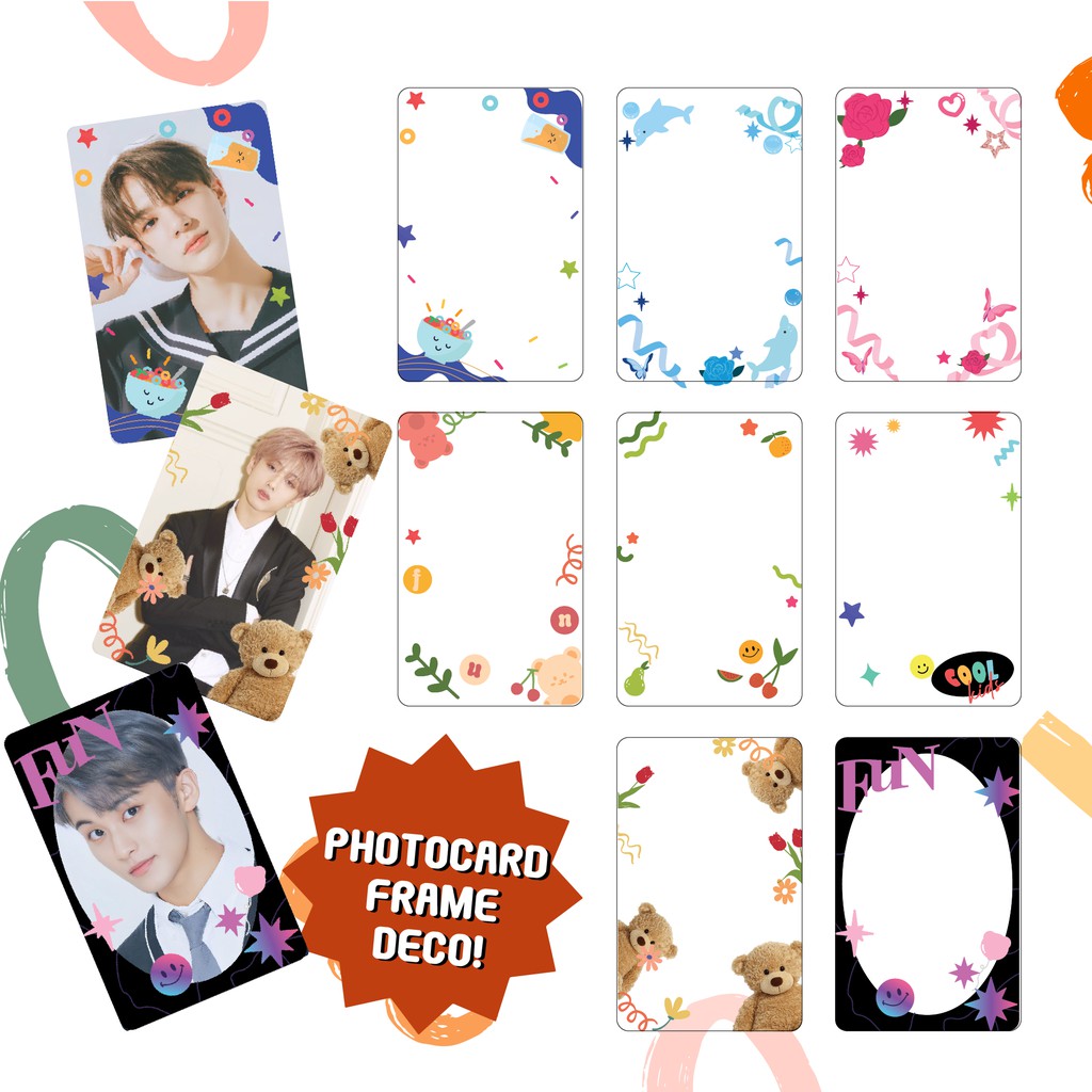 Jual Photocard Deco Frame Transparant (WAJIB BACA DESKRIPSI) | Shopee ...