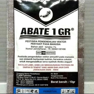 Jual ABATE 1 GR 10 gram - INSEKTISIDA OBAT PEMBASMI JENTIK NYAMUK ...
