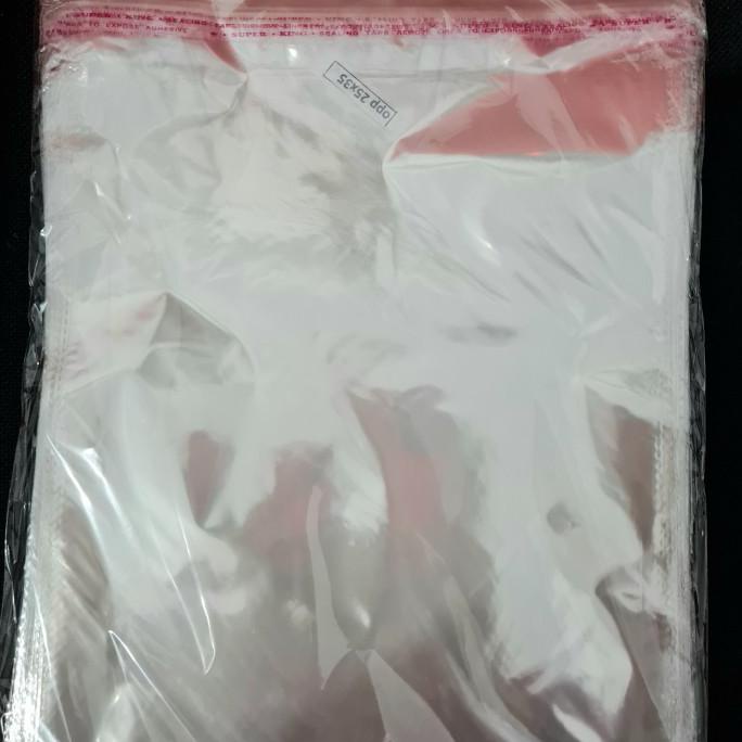 Jual PLASTIK BAJU PLASTIK OPP BENING 25 X 35 CM 25x35 | Shopee Indonesia