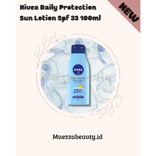 Jual [NEW] Nivea Daily Protection Sun Lotion Spf 33 100ml | Shopee ...