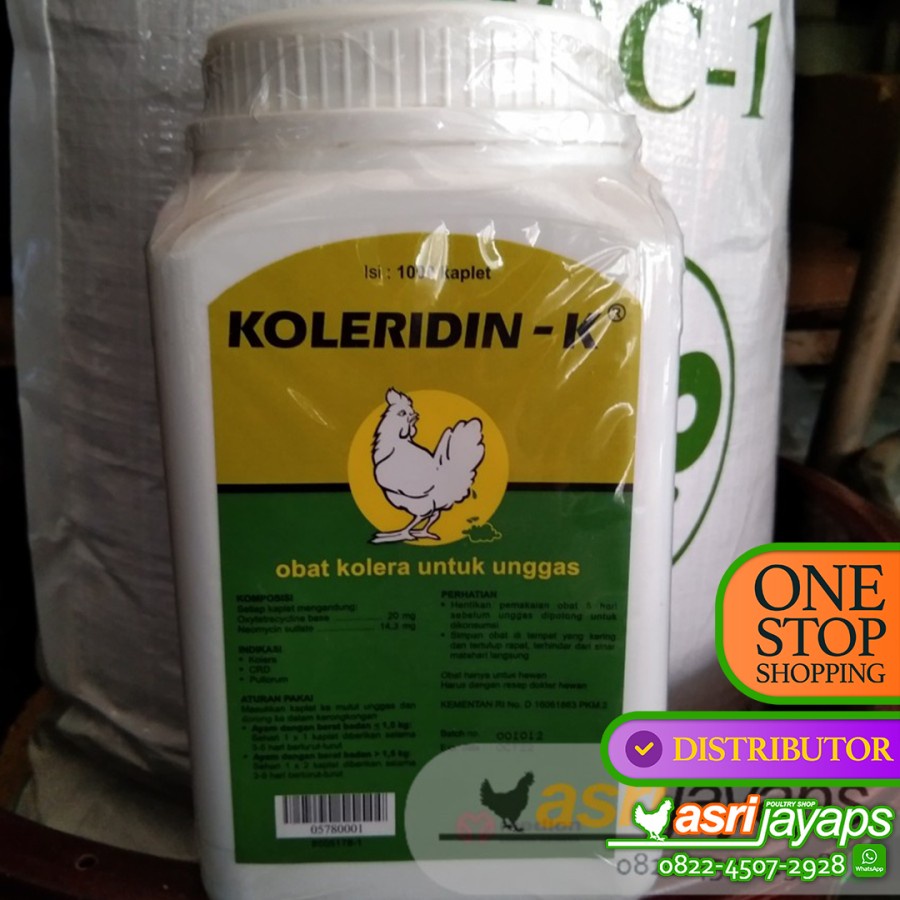 Jual Obat Ayam Koleridin 1000 Kaplet Medion | Shopee Indonesia