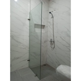 Jual sekaT Kaca KamaR Mandi Kaca Tempered sLiding corner dua pinTu ...