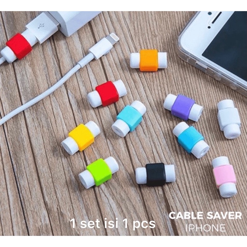 Jual Cable Protector / Pelindung Kabel / Lightning Saver / Cable Saver ...
