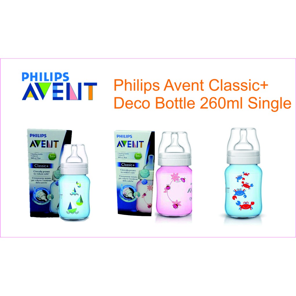 Jual Philips Avent Classic Plus Classic+ Feeding Bottle 260ml 260 ml ...