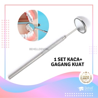 Jual KACA MULUT GIGI BEHEL KACA MULUT SS + GAGANG ANTI KARAT ALAT ...