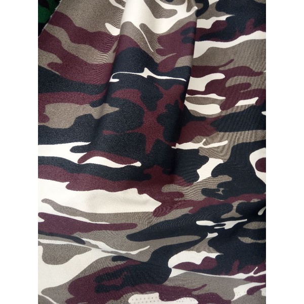 Jual bahan kain Twill TR motif loreng FKPPI bisa ecer dan roll | Shopee ...